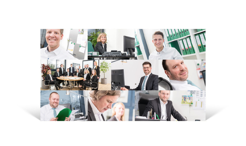 Reinhart Immobilien Marketing - Fotoshooting Team | icue medien